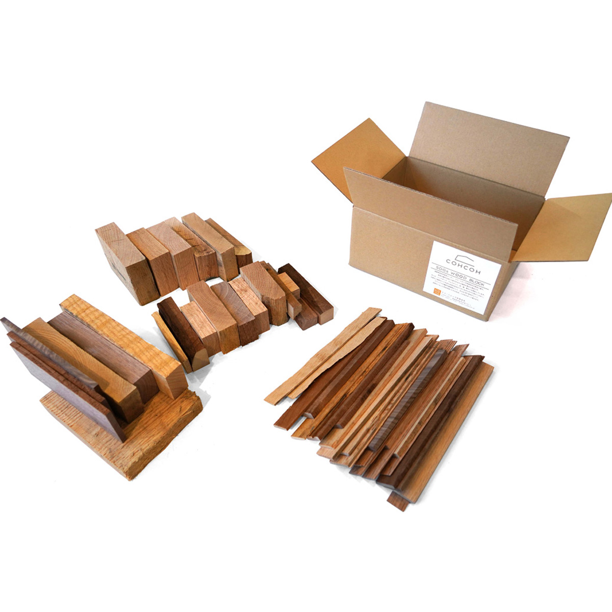 SDGs Wood Block 3Kg | COHCOH（ココ）- エコ・リビングシリーズブランド